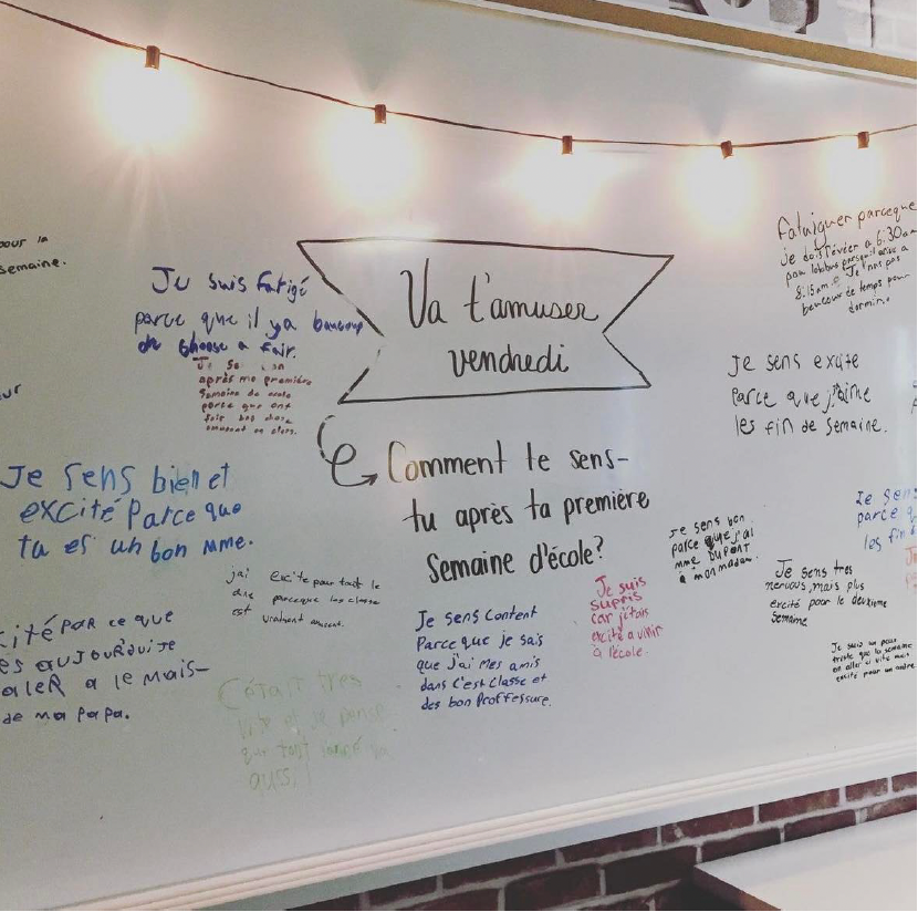 French Morning Bell Work Teaching Idea