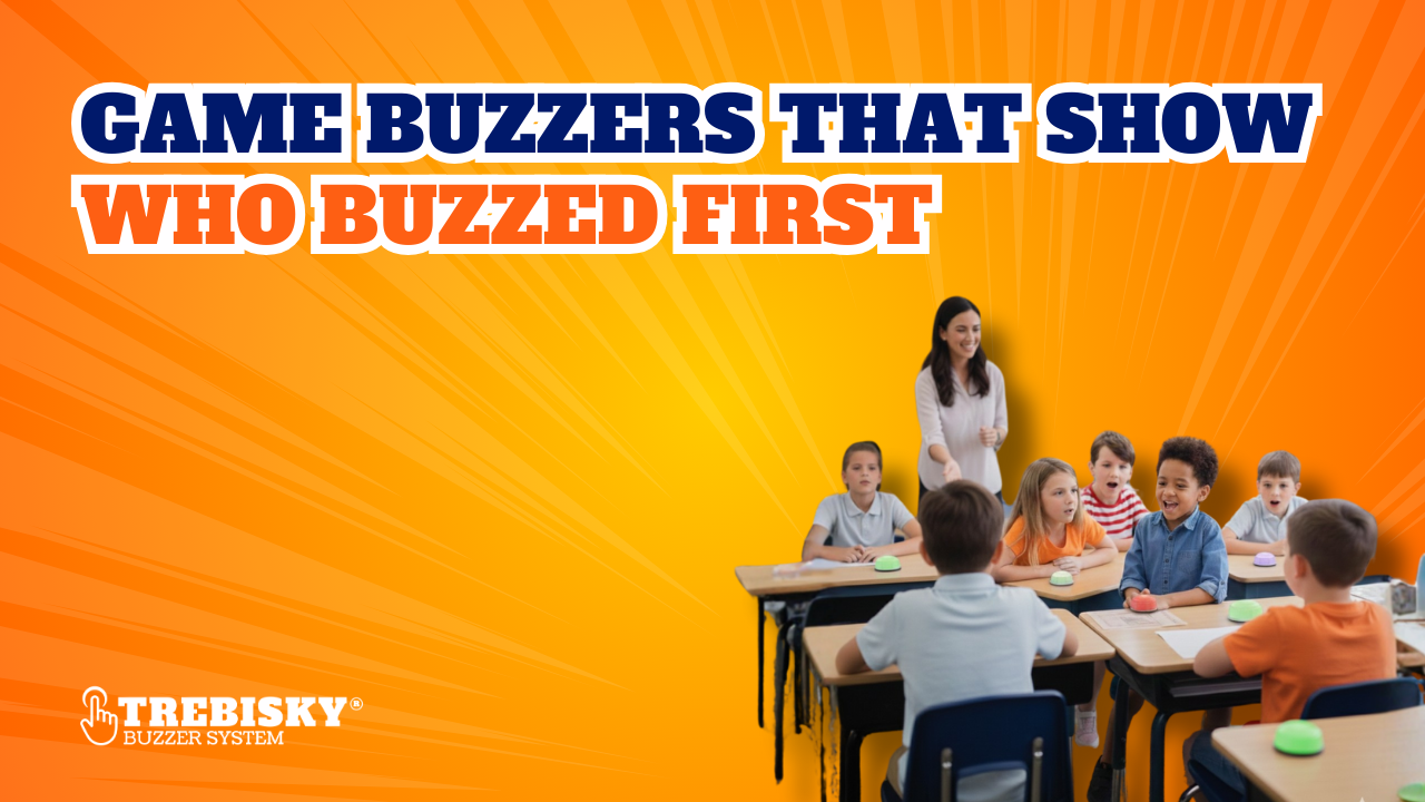 Game Buzzers That Show Who Buzzed First | Trebisky Buzzers