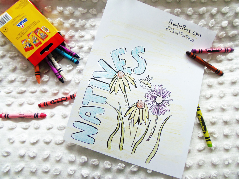 Free Printable Pollinator Coloring Pages