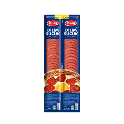 Milay Plakjes Knoflook Worst / Sucuk 200g | Beyço Food