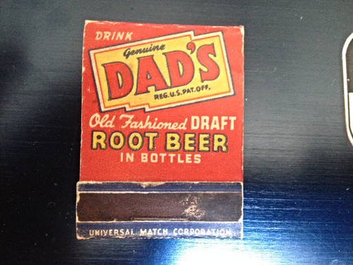 1940's Dads Root Beer Matches | nostalgiatymes