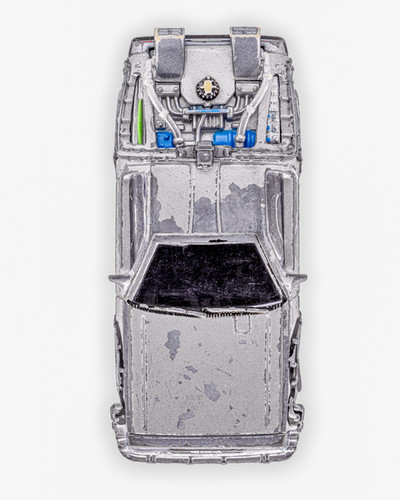 BTTF Delorean (Top Down) | Matte Black Media