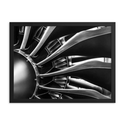 Aircraft Engine Framed Poster #2 | Cruising Aviation