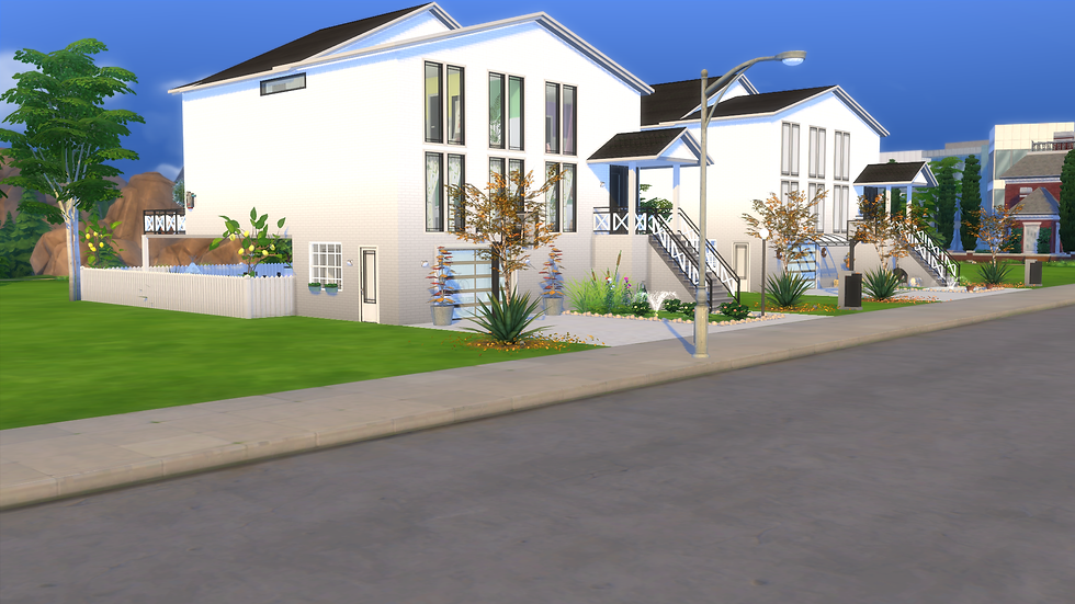 NC Modern Townhouse One | sims4-home-designs