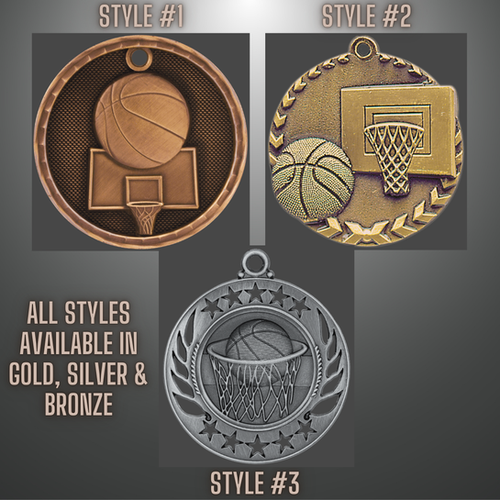 Basketball Medals | Alpine Rio Creations