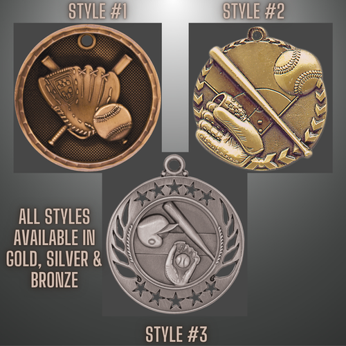 Baseball Medals | Alpine Rio Creations