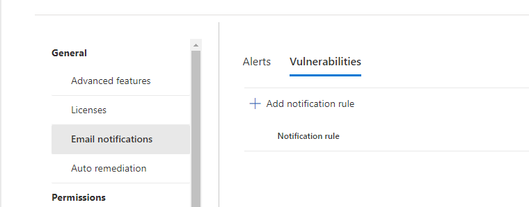 Microsoft Defender for Endpoint - Enabling Vulnerabilities Notification