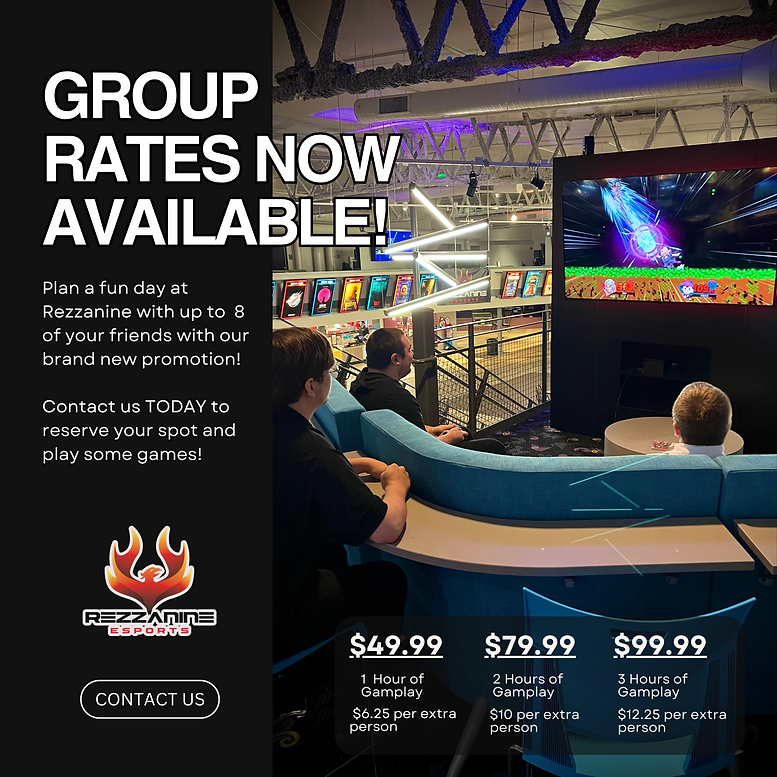 Pricing | Rezzanine Esports