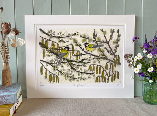 Spring Hedgerow Limited Edition Print | jack-in-greengallery