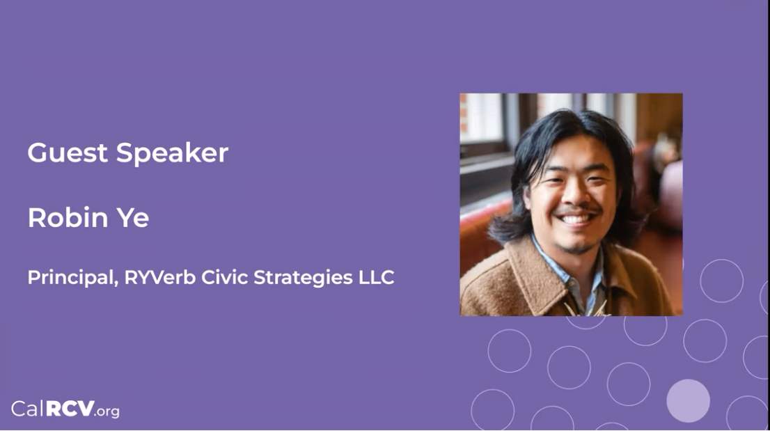 Cal RCV Strategy Meeting - October 2025