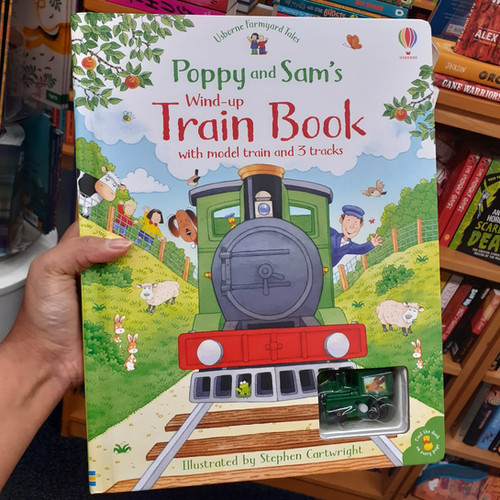 Poppy and Sam's Wind-Up Train Book | Children's Bookshop