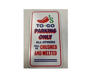To Go Parking Only | chilis