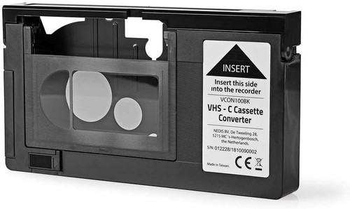 Nedis Convertitore VHS conversione da VHS-C a VHS plug and play | SDGstore