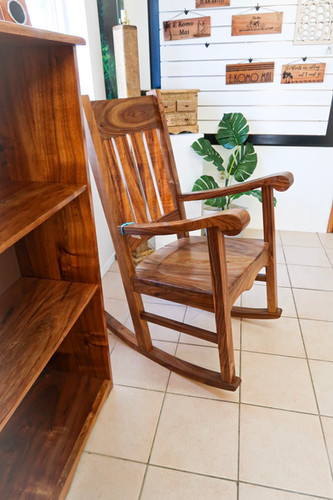Queen Liliuokalani Koa Rocking Chair | LewisKoa Co.
