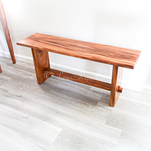 Monkeypod Wood Bench | LewisKoa Co.