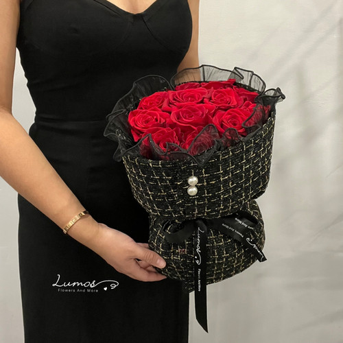Red Rose Bouquet | LUMOSFLOWERS