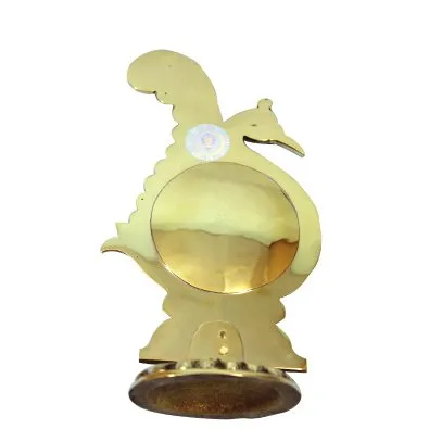 Aranmula Kannadi Mayil Mirror Peacock with Stand (2.0 Inch) | Heribay