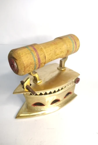 Iron Box Brass Metal Charcoal Traditional | Heribay