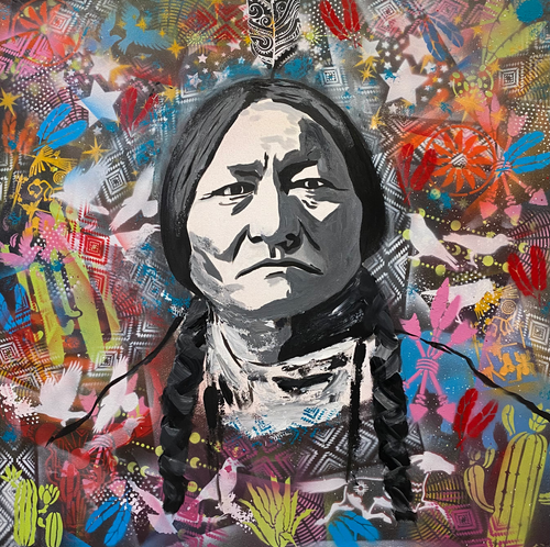 Sitting Bull | Janelle Spivey Art