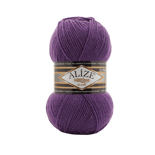 Alize Superlana Klasik Purple 44 | De Wolman