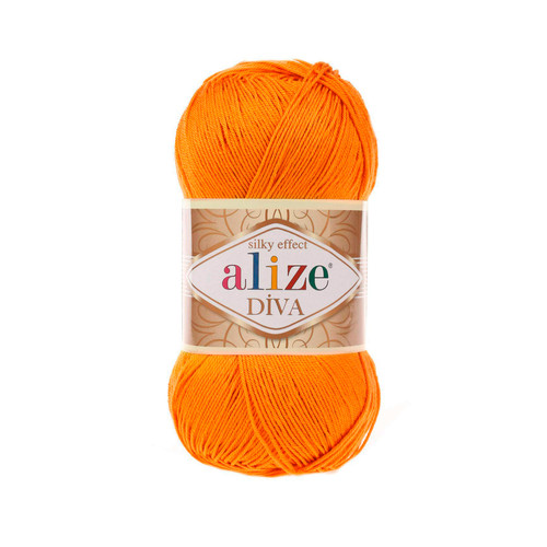 Alize Diva Orange 120 | De Wolman