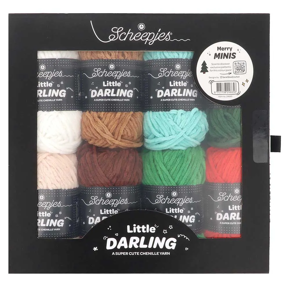 Scheepjes Little Darling colour pack 8x25g Merry Minis | De Wolman
