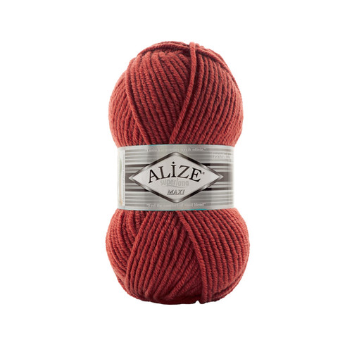 Alize Superlana Maxi Stone Red 456 | De Wolman