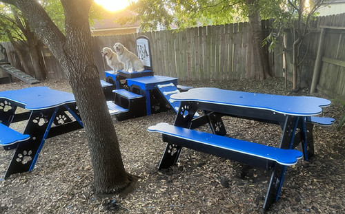 Picnic Table in HDPE | Puppy Scapes