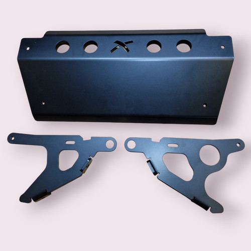 2005-B Defender HD Black Steering Guard - RHD | Ratel-X Industries