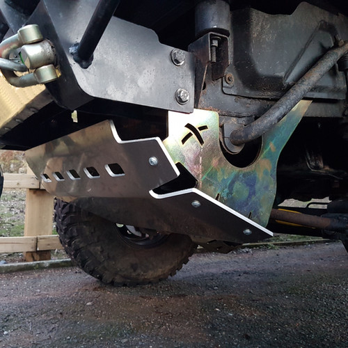 Discovery 2 Heavy Duty Alloy Steering Guard - Big Lift (Td5 & V8 ...