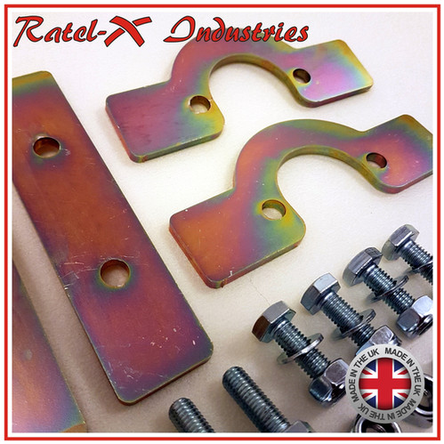 Defender 90 HD Coil Spring Retaining Plate Front + Rear Set (FITS 90-D1 ...