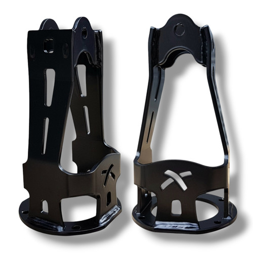 Discovery 2 Std Height Front Shock Turrets - Black (Td5 & V8) | Ratel-X ...