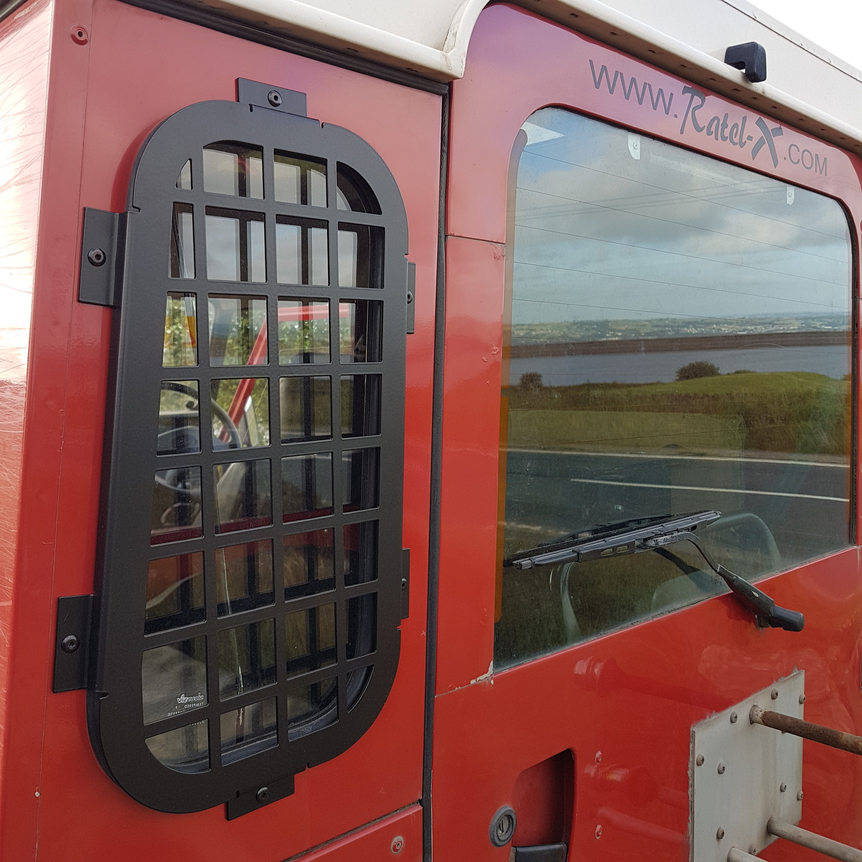 Defender Rear Quarter Glass Window Guard