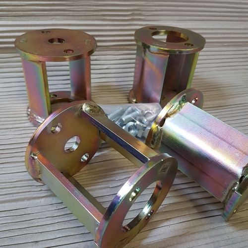 Defender 100mm ( 4" inch ) lift Block Set of 4 (FITS 90-110-130-D1-RRC ...