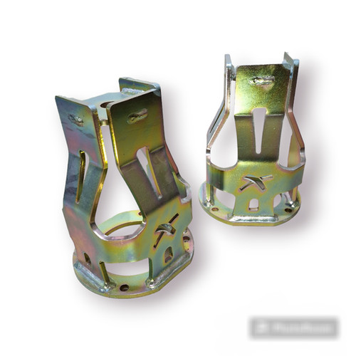 Defender Minus 2 Inch Front Shock Turrets - Yellow (FITS 90-110-130-D1 ...