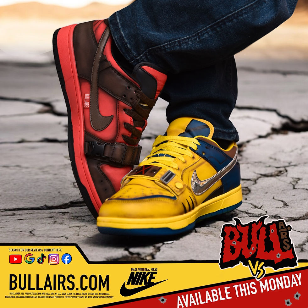 Pop Culture Nostalgia Footwear | Thom Bulman's Bull Airs | Cortland ...