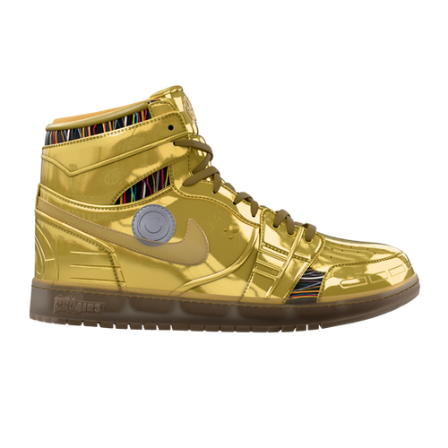 The Golden One - Custom AJ1 High Tops | Bull Airs