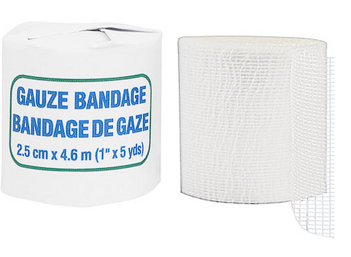 Gauze Roll 1" x 5yd | MedGuard Canada