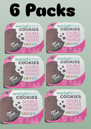Double Chocolate Powerhouse [6 packs (total of 36 cookies ...
