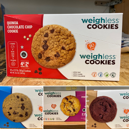 Variety Case 48 individually wrapped 2.2 oz. cookie | weighlesscookies