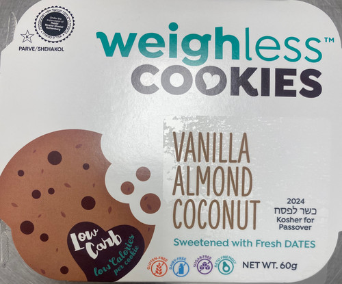 Vanilla Almond Coconut Cookies 6 pc | weighlesscookies