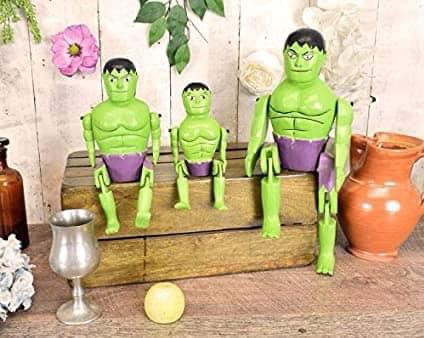 Hulk Wooden Puppets MEDIUM | The Wise Monkey