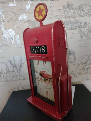 Vintage Petrol Pump Clock | The Wise Monkey