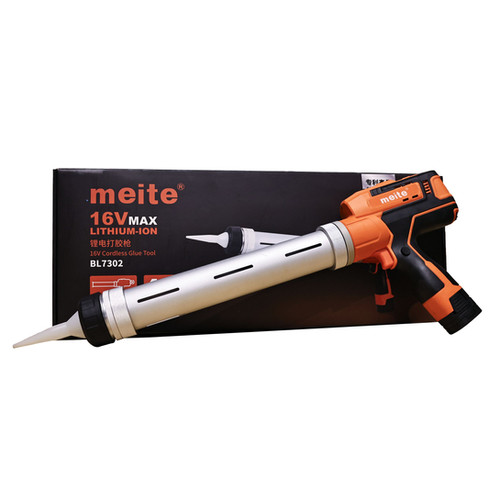 Meite BL7302 Cordless Caulking Gun, 6-Speed Adjustment, LED Light, Auto ...