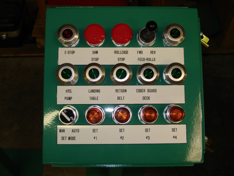 Control Panels & Consoles | Cone Machinery | American made sawmill ...