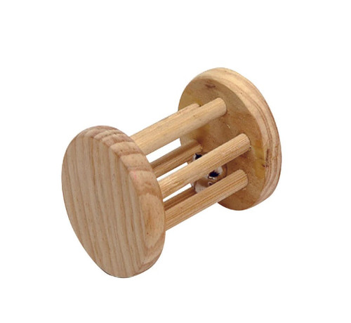 Wooden Rattle with bell | The Petman
