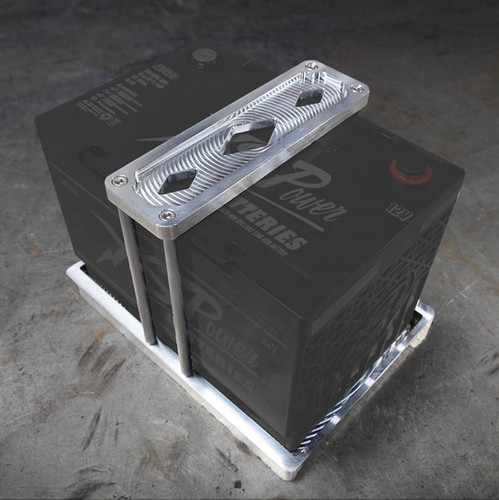 Billet Aluminum Battery Mounting Tray | OLDANVILspeedshop