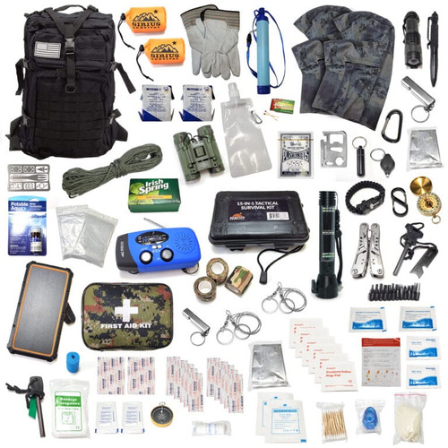 Pre-Packed Bug Out Bag – 72 Hour Kit for 2 People – Bugout Backpack ...