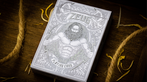 Zeus Sterling Silver Playing Cards by Chamber of Wonder | Magic Corner