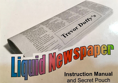 Liquid Newspaper by Trevor Duffy | Magic Corner
